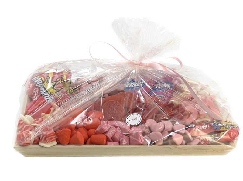 Pink Candy Platter - Cured Catering Catering and Gifts Delivered in ...