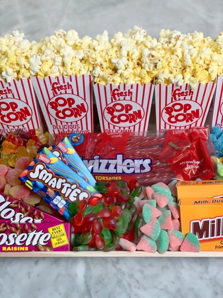 Movie Night Tray - Cured Catering Catering and Gifts Delivered in ...