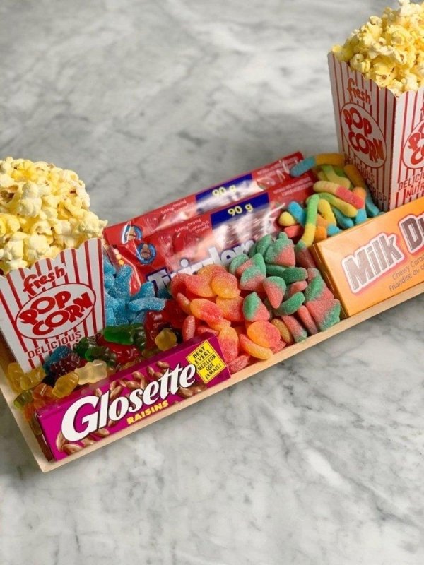 Movie Night Tray - Cured Catering Catering and Gifts Delivered in ...